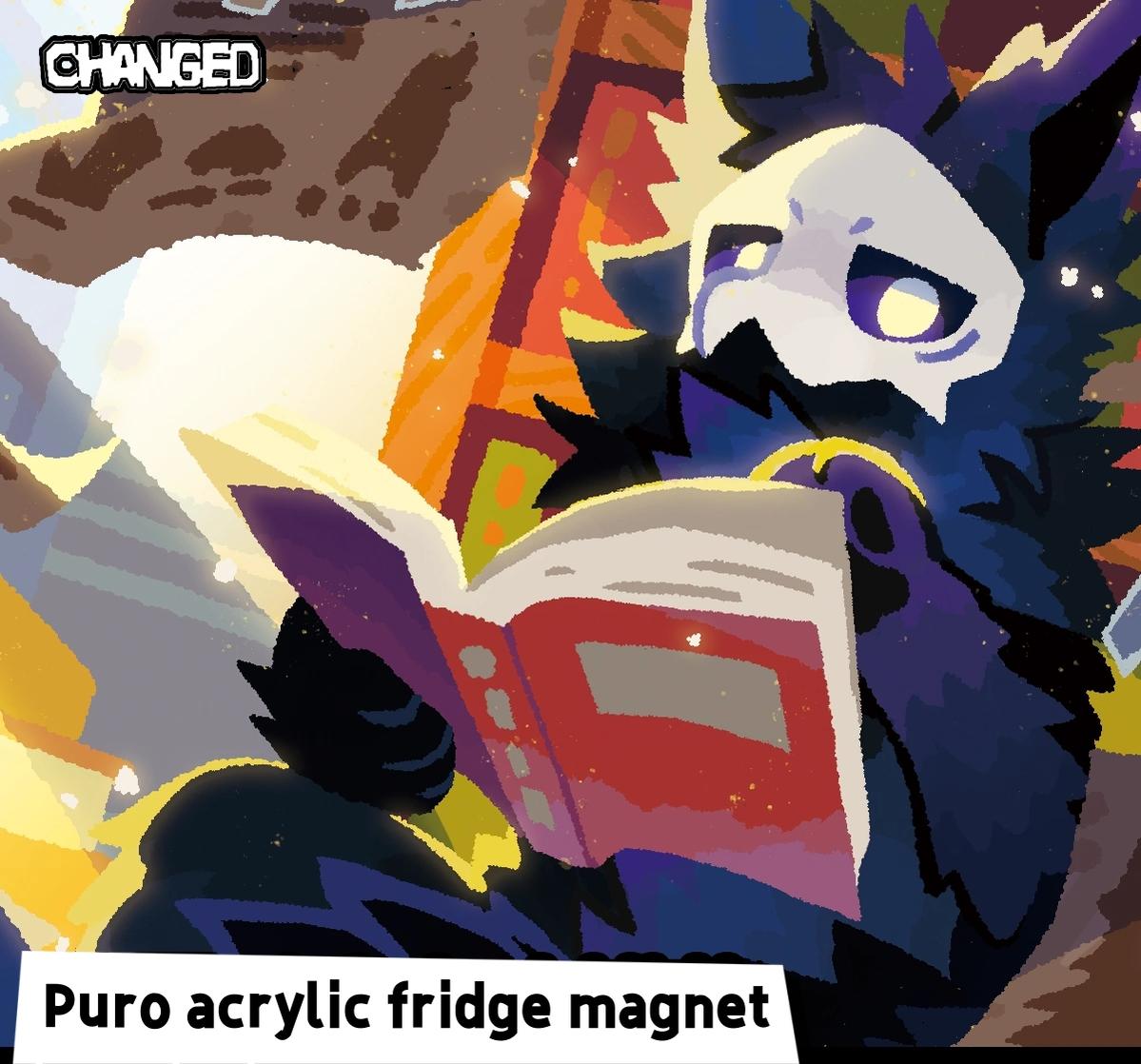 Changed Puro Fridge Magnet Acrylic Magnetic Sticker – 42shops