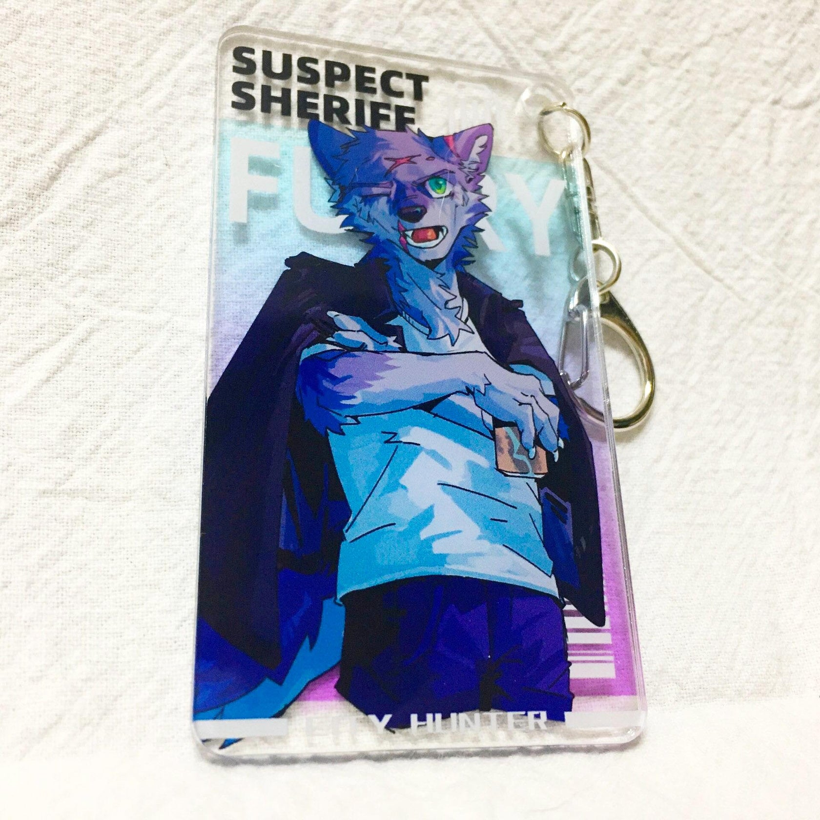 Canine Anthropomorphic ID Card Keychain Furry Merchandise – 42shops